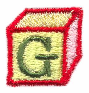 Custom Embroidery Designs By Stitchitize Building Block Letter G