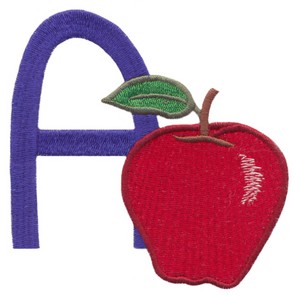 Custom Embroidery Designs By Stitchitize Children's Alphabet Letter A ...