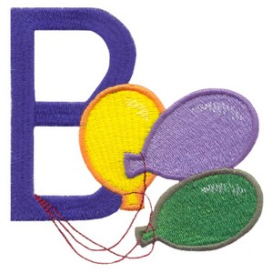Custom Embroidery Designs By Stitchitize Children's Alphabet Letter B ...