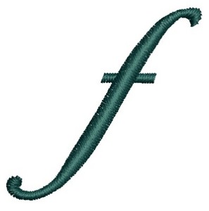 Custom Embroidery Designs By Stitchitize Script Alphabet Lower Case f