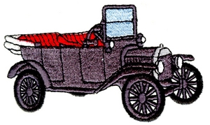 Custom Embroidery Designs By Stitchitize Ford Model T