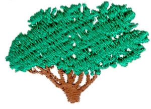 Custom Embroidery Designs By Stitchitize Cedar tree
