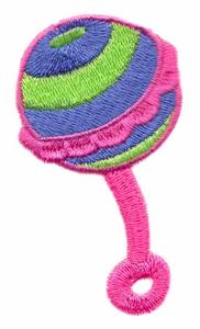 Custom Embroidery Designs By Stitchitize Baby Rattle