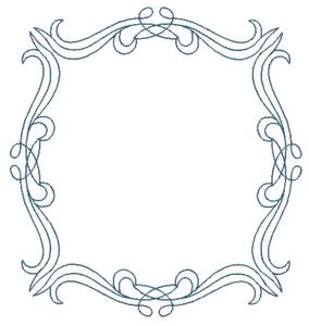 Custom Embroidery Designs By Stitchitize Outline Frame (Square Hoop)