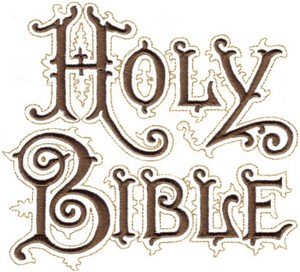 Holy Bible Cover Design